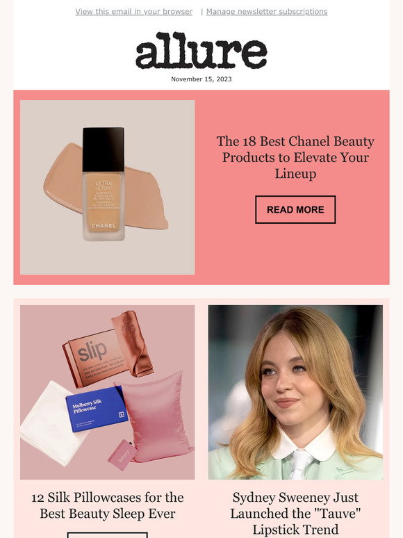 Allure: Sydney Sweeney Just Launched the "Tauve" Lipstick Trend | Milled