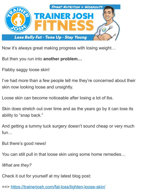 The Flat Belly Formula: Flabby saggy skin fix | Milled