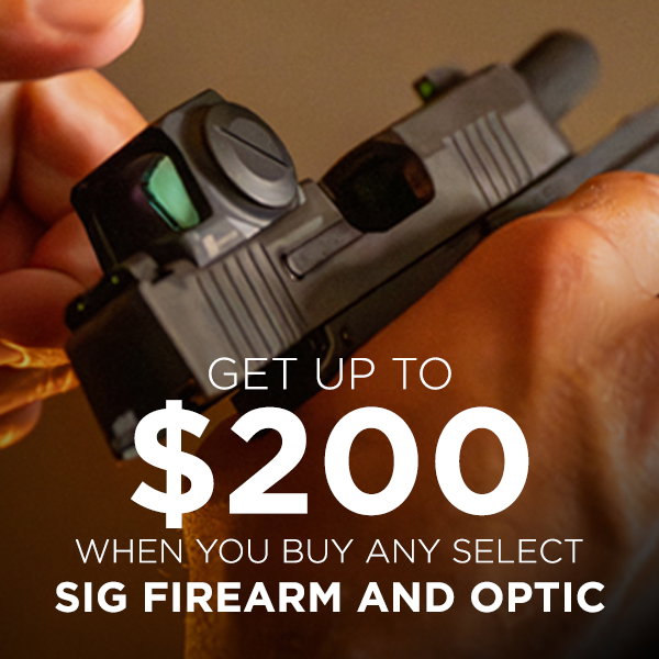 Shooting Surplus: SIG Store Credit $100-$200 With Purchase of Firearm ...