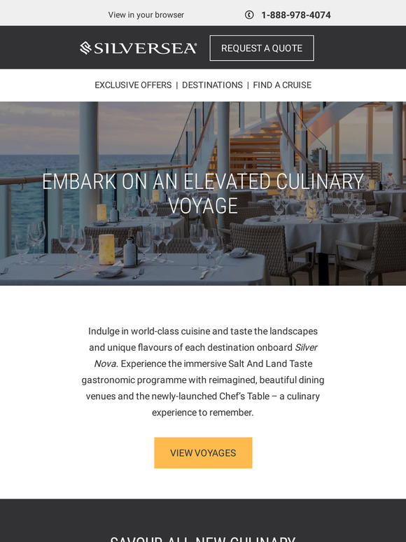 Silversea: Silver Nova evolves the finest dining experience at sea | Milled