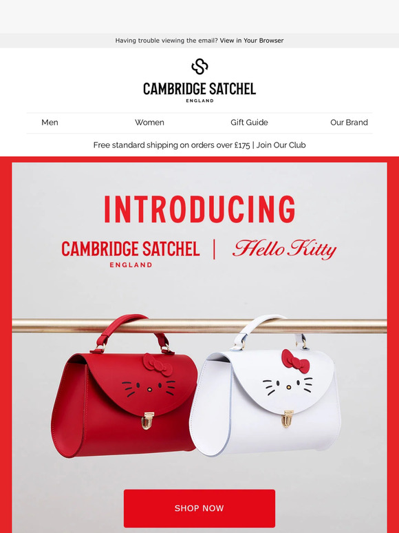 Cambridge Satchel: Introducing the Hello Kitty Collection | Milled