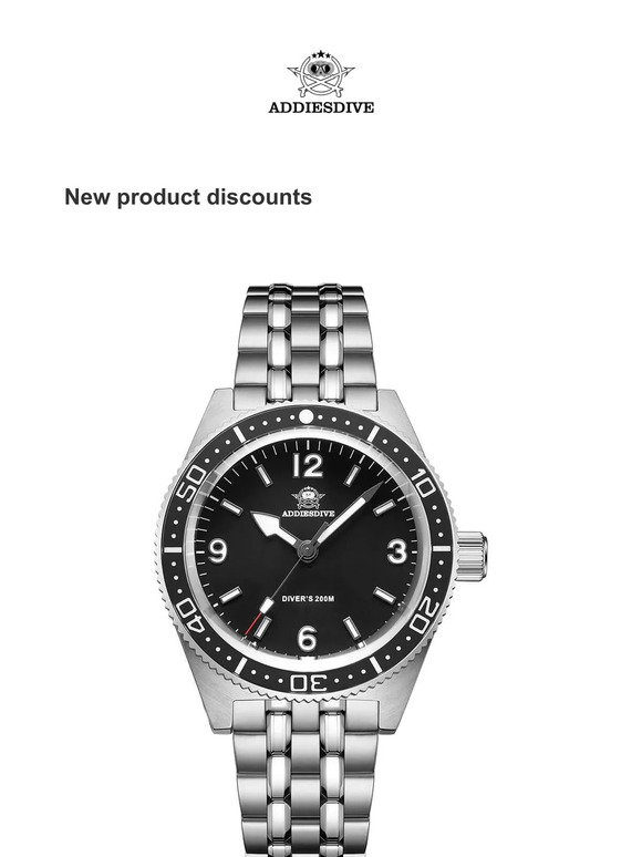 Addiesdive: Three new models: a VH31 quartz watch and two automatic ...