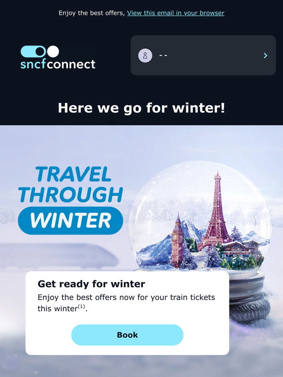 SNCF Connect: Your tickets for winter are available now! | Milled