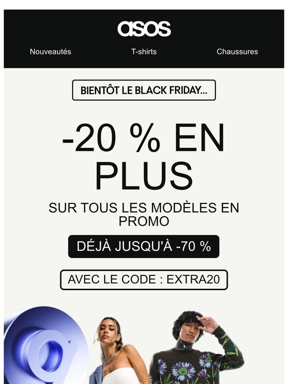 ASOS: -20 % en plus sur tous les modèles en promo 😈 | Milled