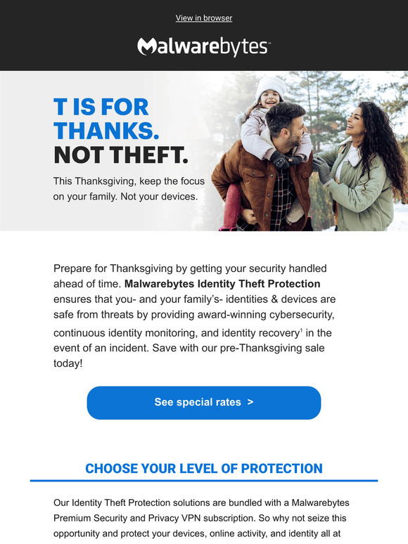 Malwarebytes: Thankful for great protection | Milled