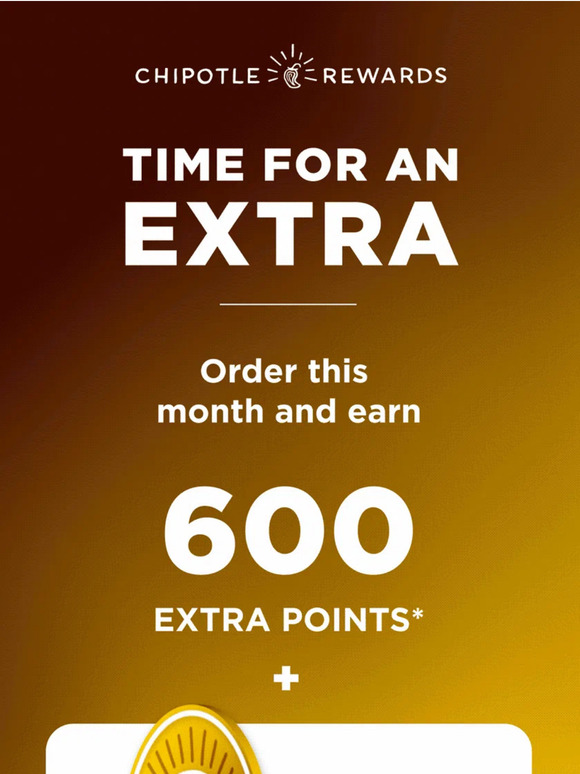 Chipotle: The ⏰ is ticking on 600 points | Milled