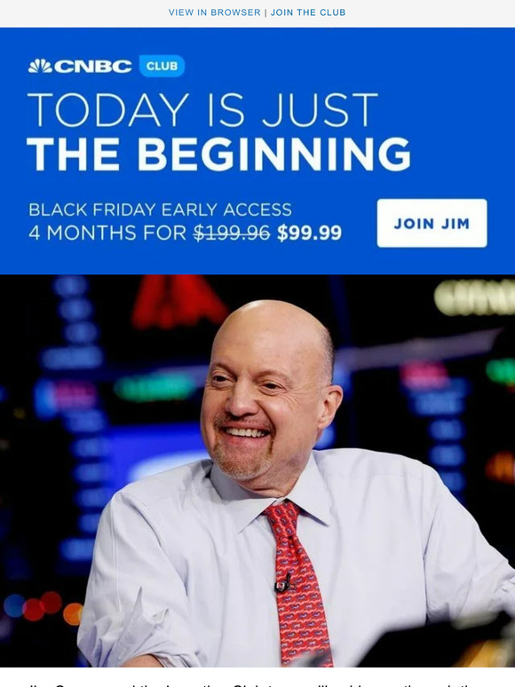 CNBC: Get Black Friday Access today and join the club for only $99.99 ...