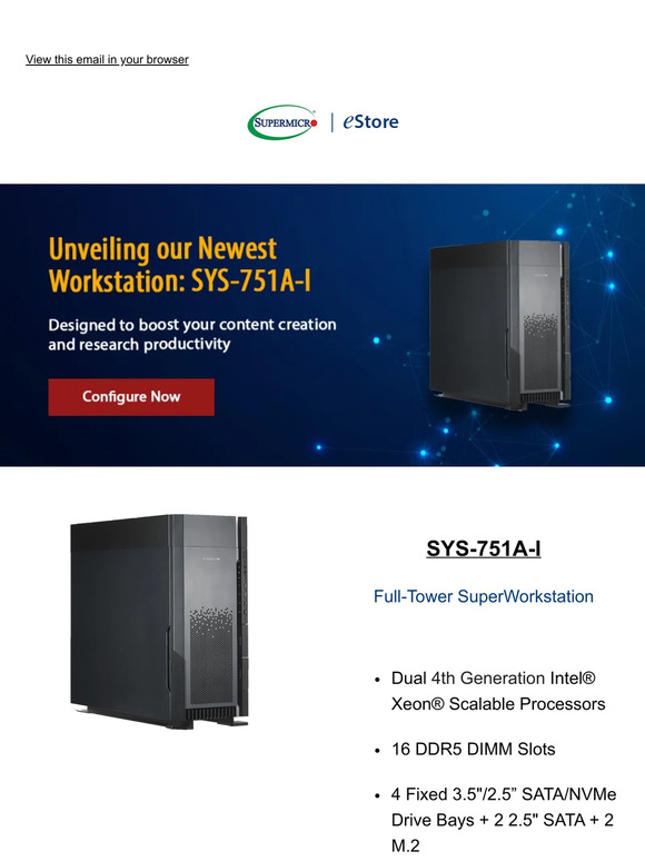 Supermicro: 🆕 Unveiling Our Newest Workstation | Milled