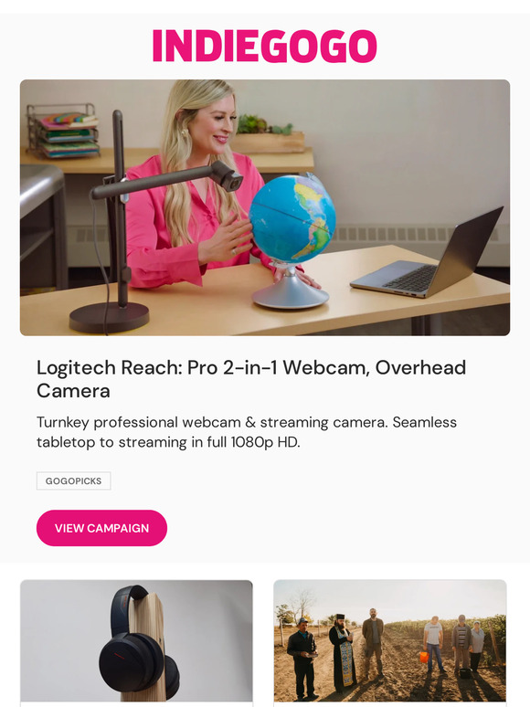 Indiegogo: This pro 2-in-1 webcam is easy to position wherever you need it | Milled