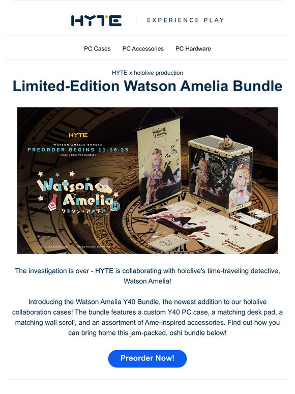 HYTE: 🔍 Introducing the Watson Amelia Y40 Bundle | Milled