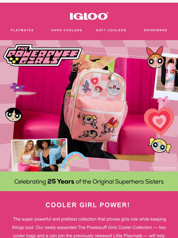 Igloo Coolers: New The Powerpuff Girls coolers: Sugar, spice ...