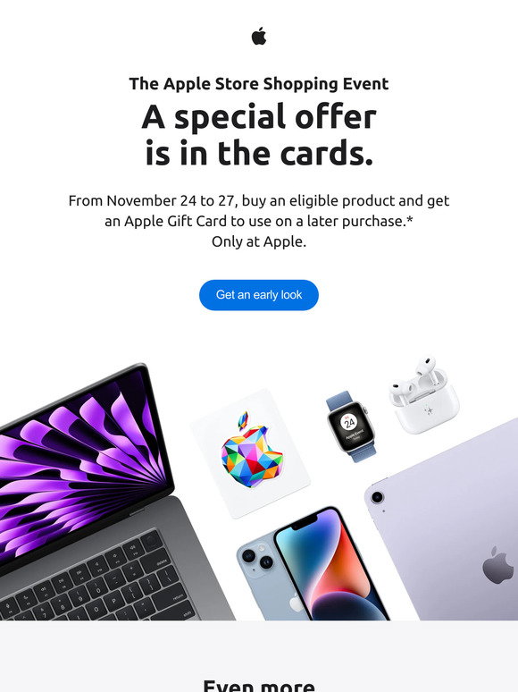 Apple: The Apple Store Shopping Event is just around the corner. | Milled
