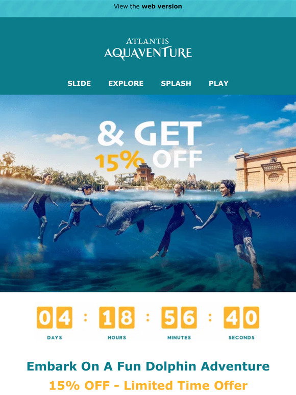 Atlantis The Palm: 🚨🔱🐬 Splash Sale: Unlock 15% OFF on Dolphin ...