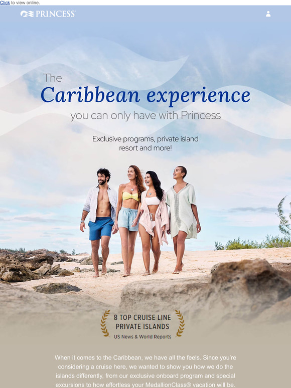 Princess Cruises: How Princess shares our ️ for the Caribbean | Milled