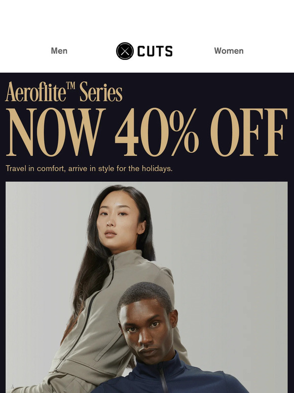 Cuts: ⚠️ Price Drop Alert: 40% Off Aeroflite™ Styles | Milled