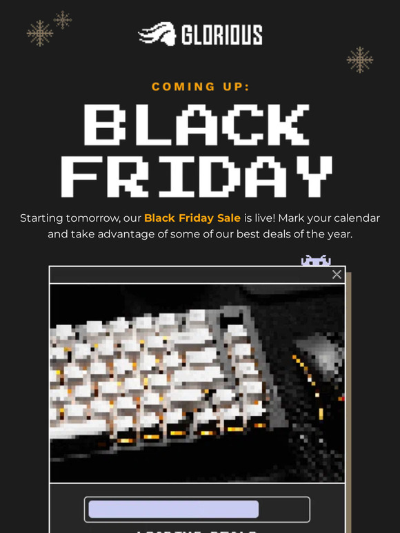 Glorious PC Gaming Race: 🚨 BLACK FRIDAY STARTS SOON 🚨 | Milled