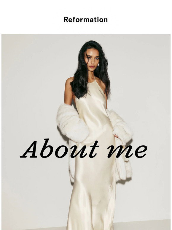 Reformation: THE WINTER WEDDING COLLECTION | Milled