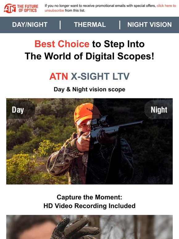 ATN: 🎯 Capture Every Moment with ATN X-Sight LTV Compact Design, Epic ...
