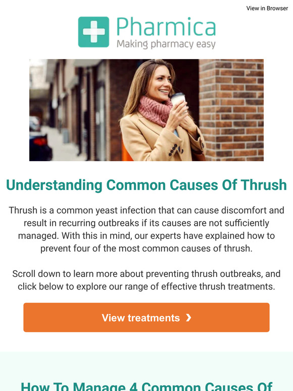 Pharmica: Causes Of Thrush, Explained | Milled