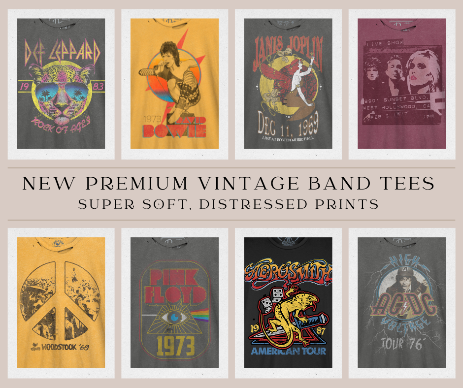 Official Bandshirts: Introducing our Vintage Band Shirt Collection 🎸 ...