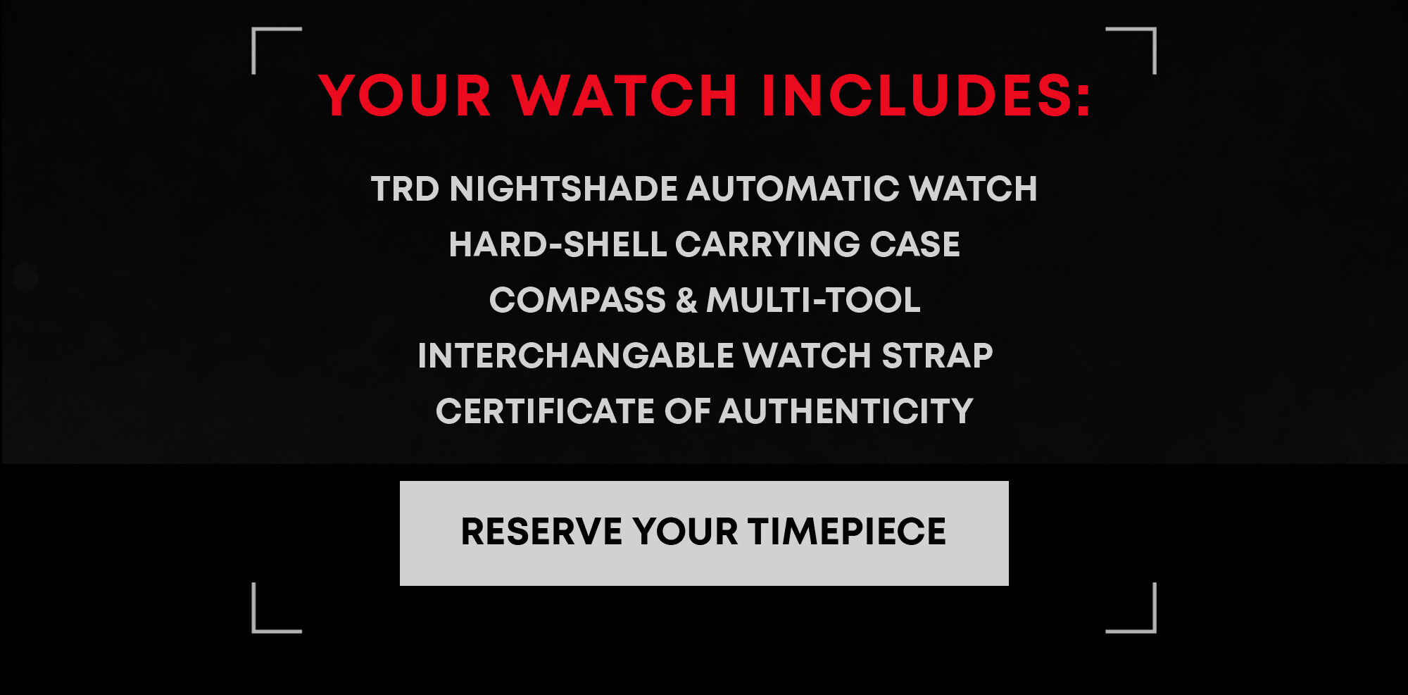 Original Grain: The Next TRD Watch Unveiled | Milled