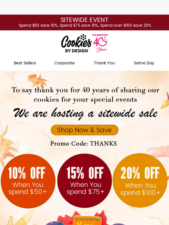 Cookies by Design: Gobble Up Savings on All Cookies Today | Milled