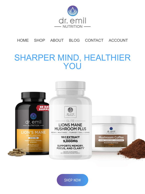 Dr. Emil Nutrition: 3 simple ways to enhance focus & concentration | Milled
