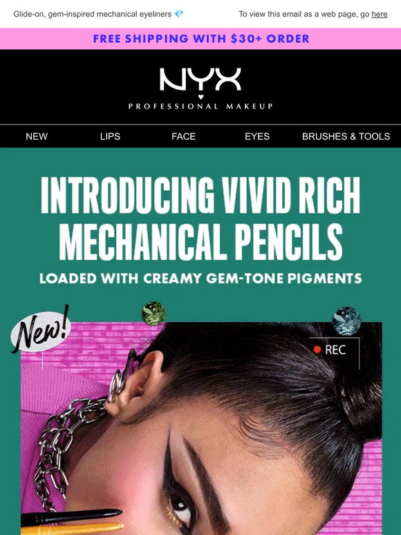 NYX Cosmetics: Introducing Vivid Rich Mechanical Pencils | Milled