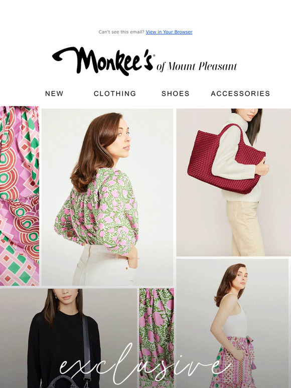 Monkee's of Mount Pleasant: Exclusive pre-sale: Mille & Naghedi 💓 | Milled