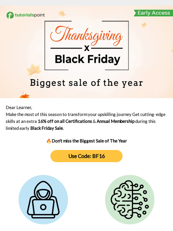 Tutorialspoint: 🔥Early Black Friday Deal: Grab Now! | Milled