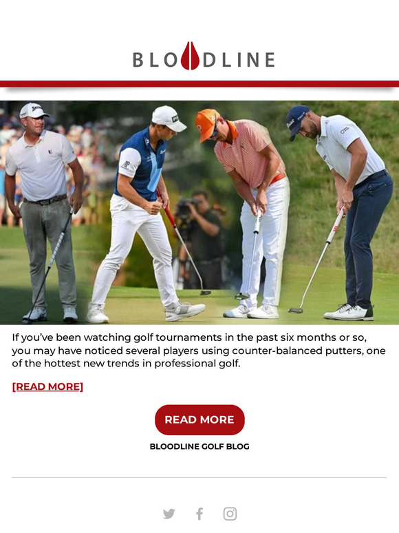 Bloodline Golf, LLC: New Trend Spotlight: Counter-Balanced Putters | Milled