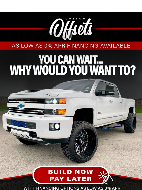 Custom Offsets: Why wait on your truck build? | Milled