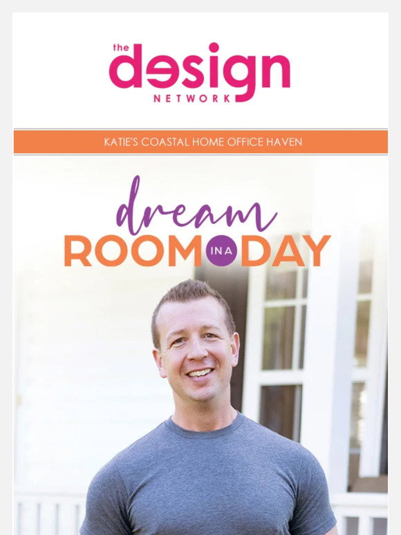 The Design Network: Dream Room in a Day: Katie's Coastal Home Office ...