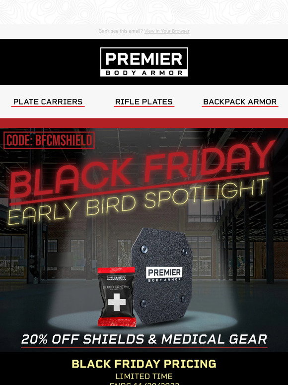 Premier Body Armor: 🛡️ 4 Days Only: New Armor Spotlight Deal Inside ...