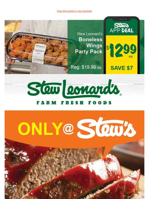 Stew Leonard's Gift Baskets: Only at Stew's: Ground Beef Chuck ...
