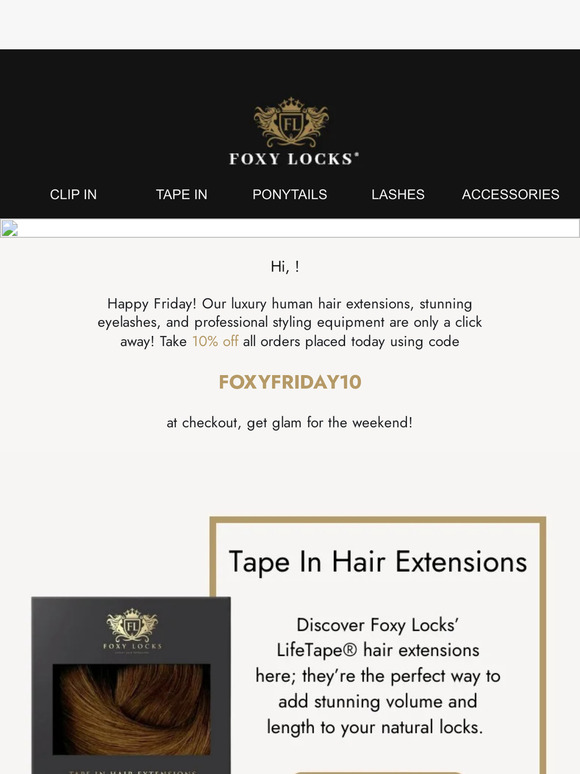 Foxy Locks: We've got that Friday Feeling 👑 | Milled