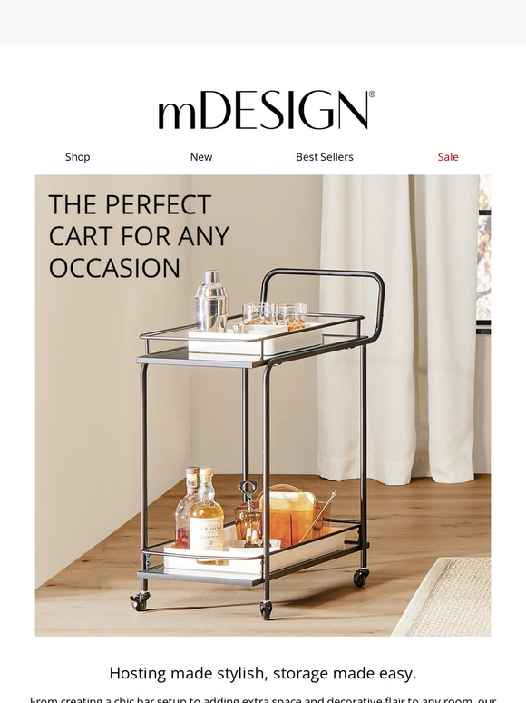 mDesign: 🥂Stylish and Versatile Carts for Every Event | Milled