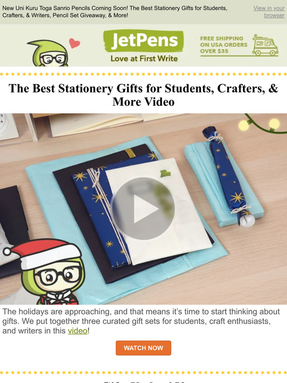 JetPens: New Uni Kuru Toga Sanrio Pencils Coming Soon! The Best Stationery Gifts for Students ...