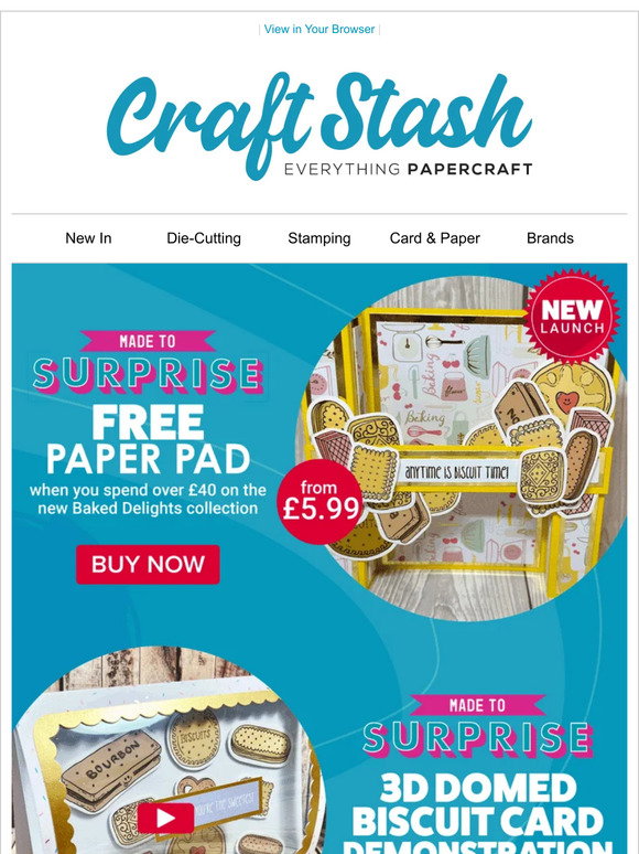 Craft Stash: NEW Made To Surprise Baked Delights Launch With ...