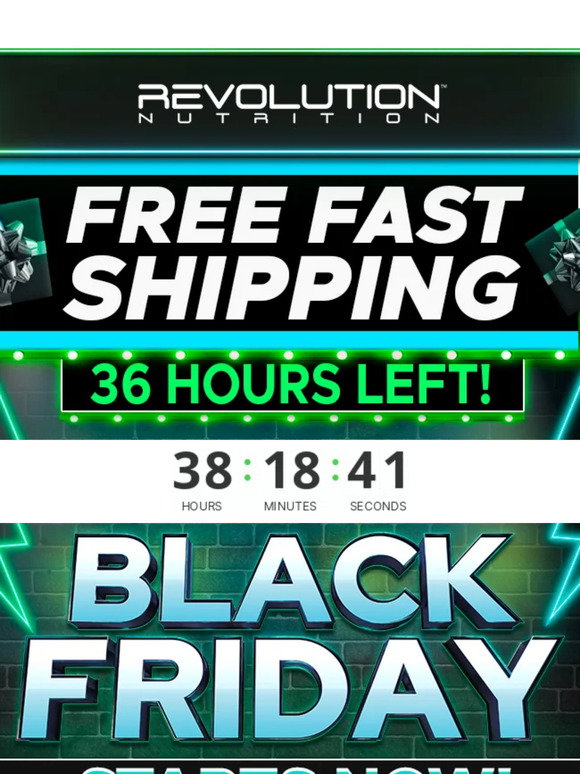 Revolution Nutrition: First 500 orders | Free Splash Protein Drink ...
