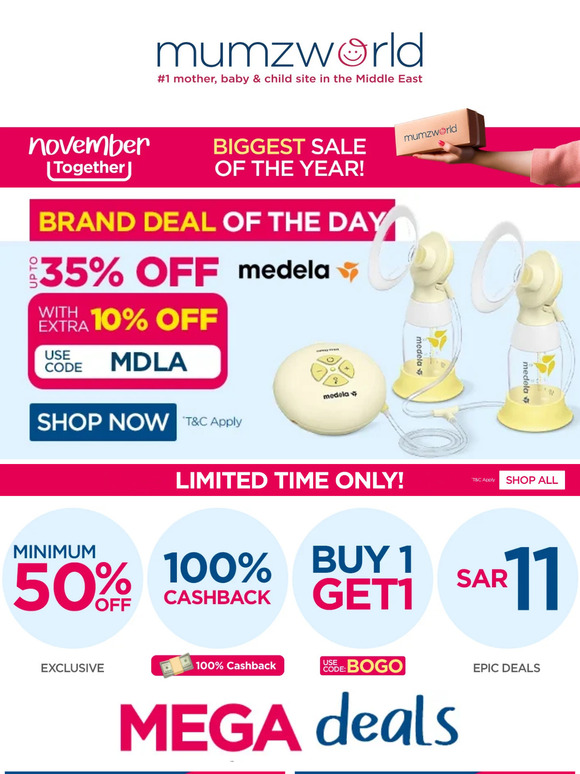 Mumzworld: Discover Our World of Savings! | Milled