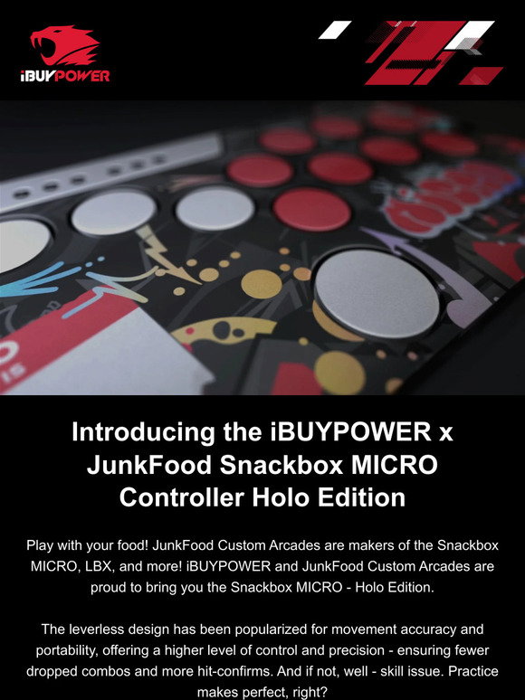 iBUYPOWER: Introducing the Snackbox MICRO Controller - Holo Edition ...