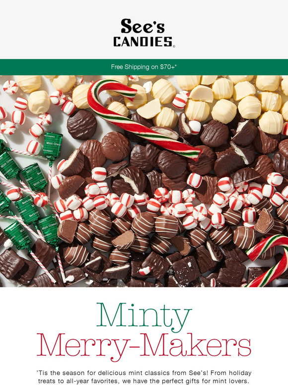 See's Candies: —, Your Peppermint Favorites Await | Milled