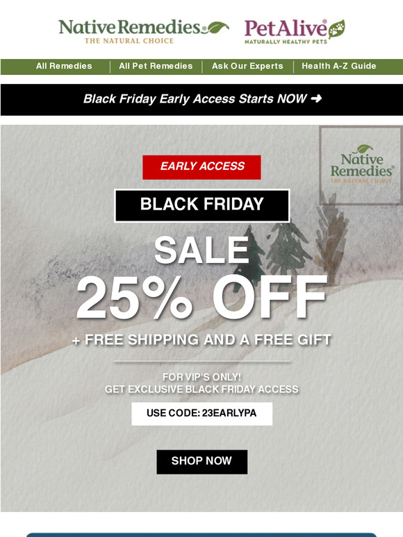 Native Remedies: 🌿 Native Remedies Black Friday Sneak Peek! | Milled