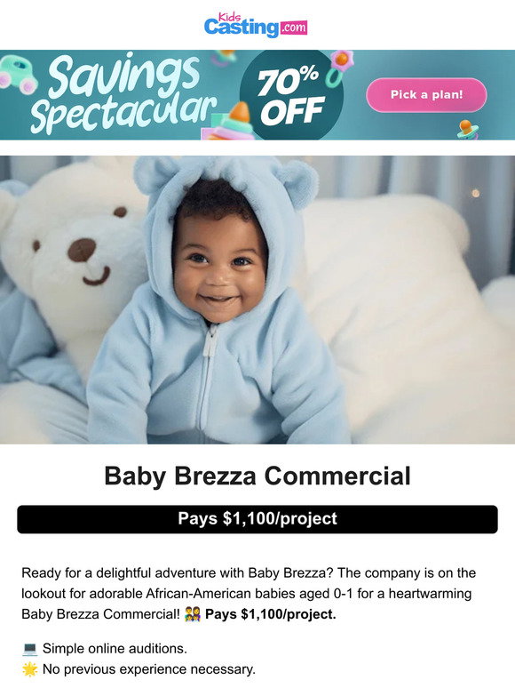 KidsCasting: Baby Brezza Commercial: Seeking African-American Babies ...