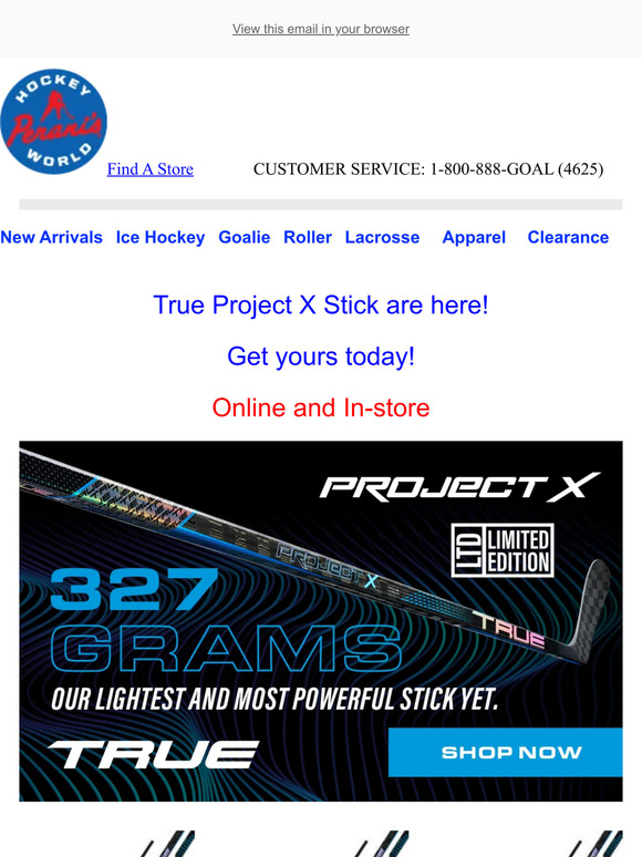 Perani's Hockey World: Hit the ice with True's lightest most powerful ...