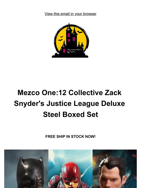 Amok Time Toys: Mezco One:12 Collective Justice League Deluxe Steel ...