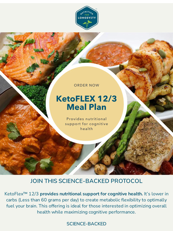 Nutrition for Longevity: KetoFLEX 12/3 could be the meal plan for YOU ...