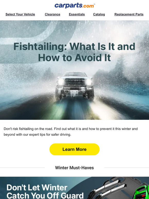 JC Whitney: 🚘 Avoid Fishtailing: Learn What It Is & How to Prevent It ...