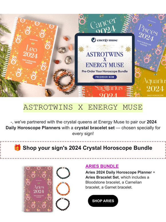 AstroTwins: 🔮Tap into the magic of crystals & astrology | Milled